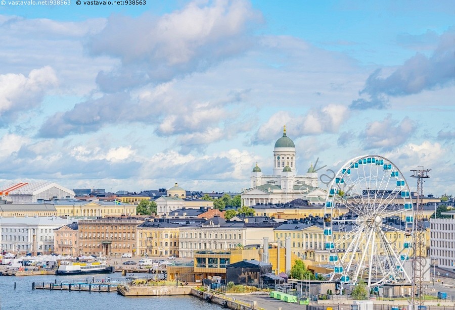 Kuva: Helsinki mereltä päin - Helsinki kaupunkimaisema kaupunki Suomi ...
