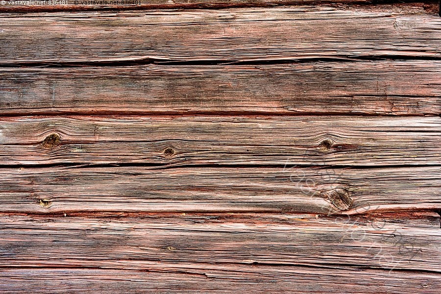 Kuva: Vanhaa hirsiseinää - hirsi punamulta hirsitalo seinähirsi ...