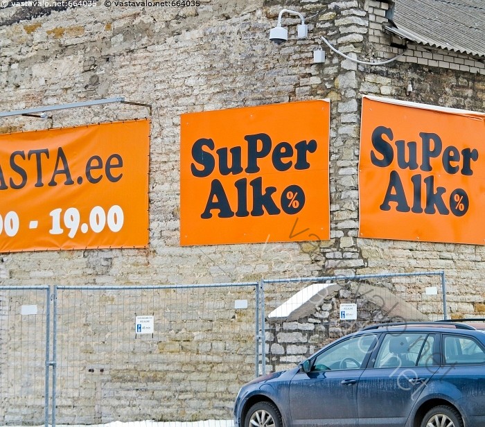 Kuva: Virolainen Super Alko Tallinnassa - Viro alkoholimyymälä ...