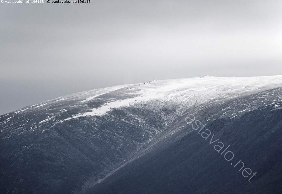 Kuva: Tunturi - lappi talvi lumi kylmä syksy tunturi huippu arktinen ...