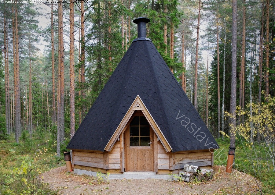 Kuva: Grillikota - hirsinen hirsirakennus kota grillikota huopakatto ...