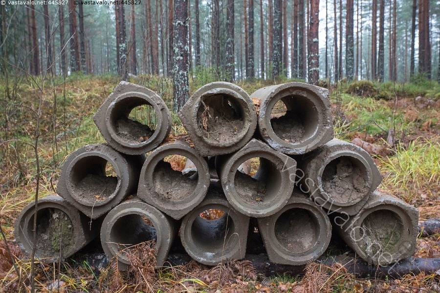 Kuva: Rumpuputket - putki rumpuputki kasa betoni betoninen kasattu ...
