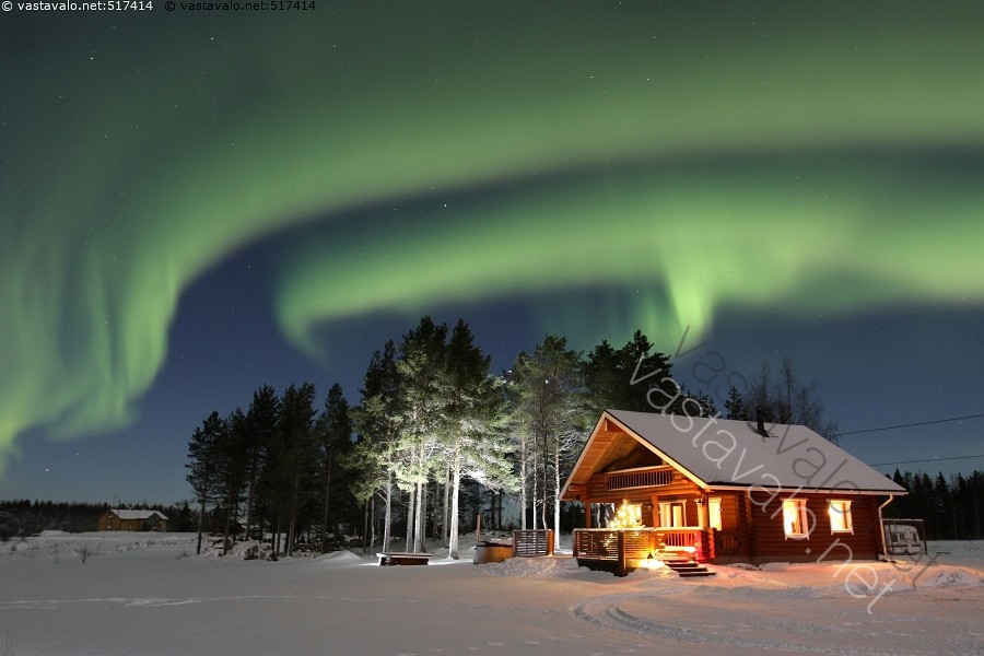 Kuva: Revontulet - aurora borealis revontulet myrsky taivas tunnelma ...