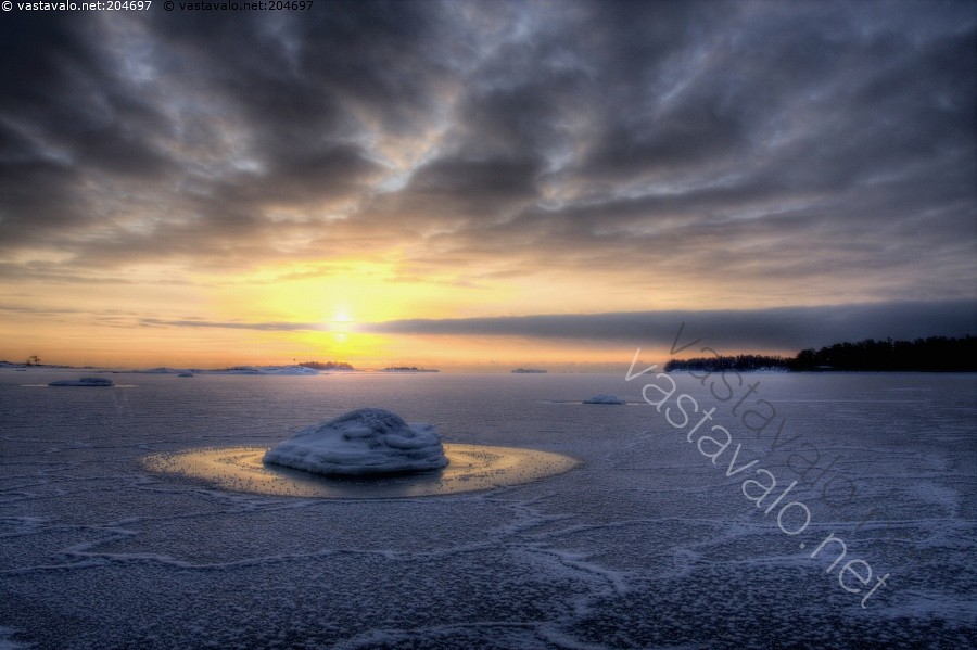 Kuva: Kylmyys - meri meren jää talvi aamu talviaamu merimaisema maisema ...