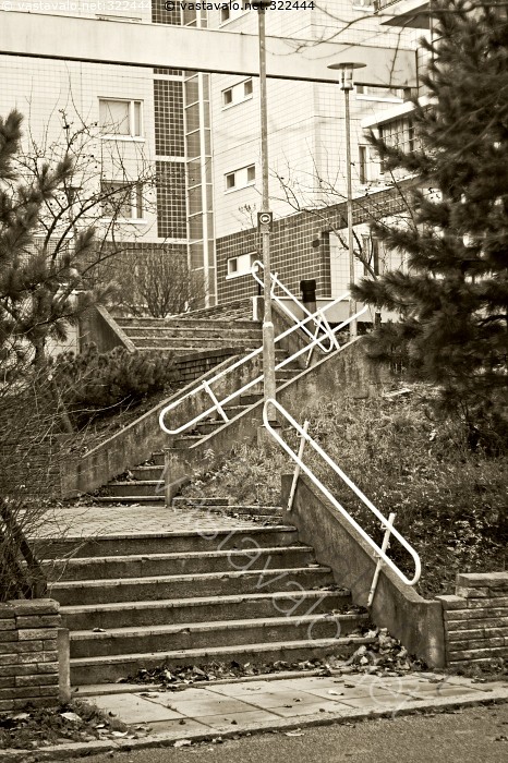 Kuva: Portaikko - portaikko portaat kaide talo kerrostalo asunto ...