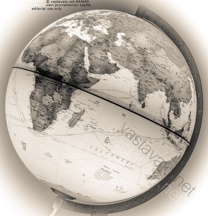 Kuva: Karttapallo - kartta karttapallo maanosa maapallo Aasia Intian ...