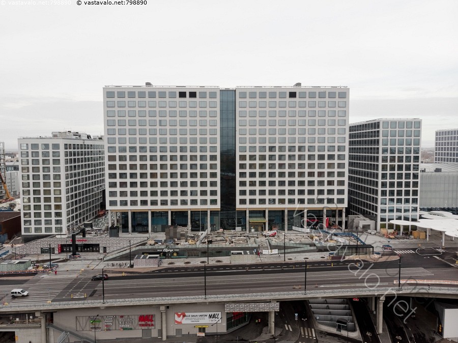 Kuva: Mall of Tripla - Mall of Tripla Pasilan asema asuintalo ilmakuva ...