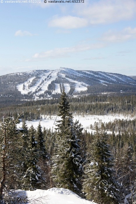 Kuva: Talvinen Iso-Syöte - Iso-Syöte Syöte rinteet rinne tunturi lumi ...