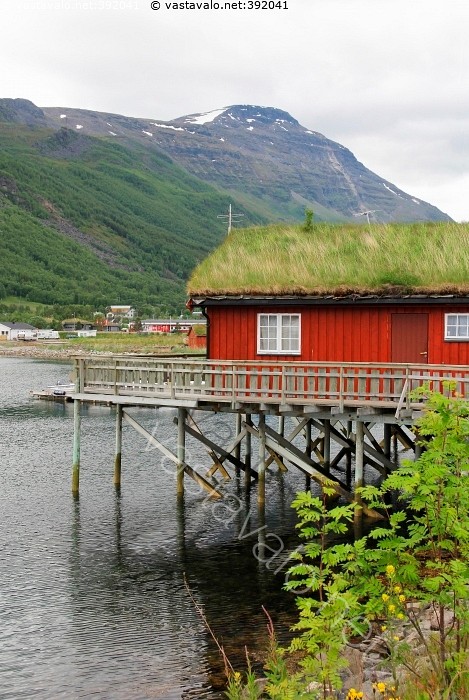 Kuva: Hieno lomanviettopaikka Norjassa - Norja Pohjois-Norja Løkvollen ...