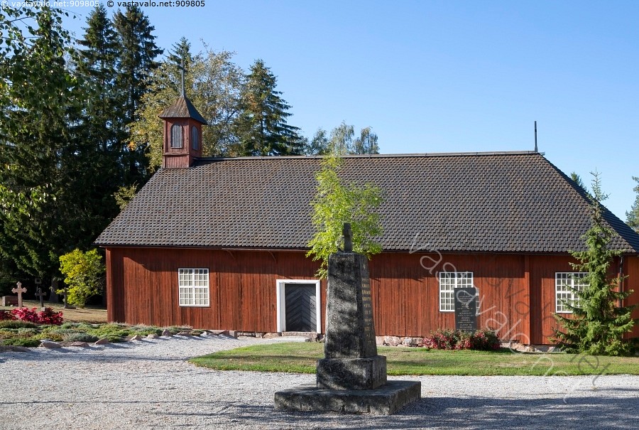 Kuva: Monta sataa vuotta vanha puukirkko - Pyhämaa uhrikirkko Pyhämaan ...