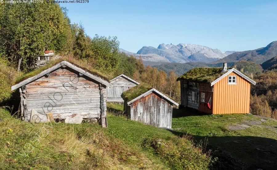 Kuva: Kjelvik - talo tila vanha asutus maatila pientila tilukset ...