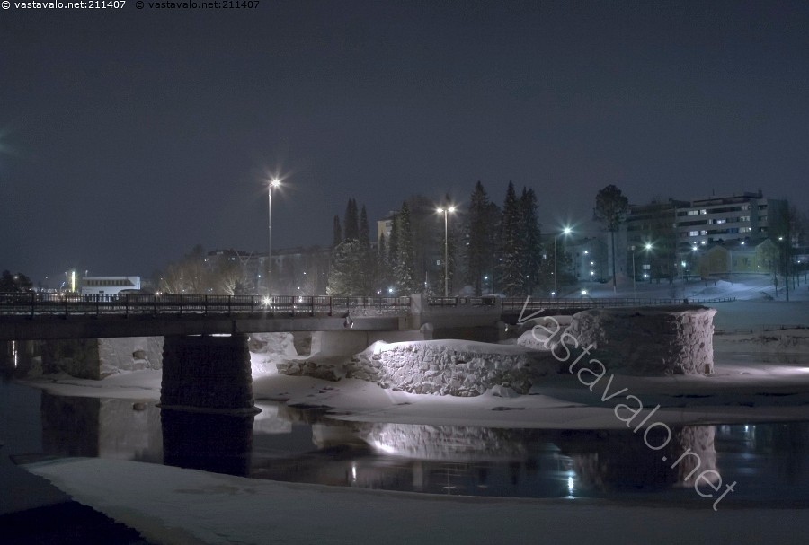 Kuva: Kajaanin linnan rauniot - Kajaani kaupunki Ämmäkoski saari joki ...