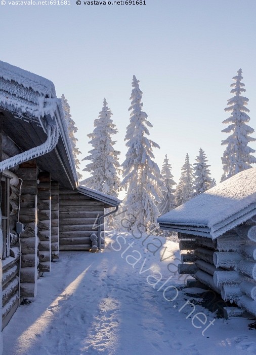 Kuva: Hirsirakennukset - talo rakennus hirsirakennus loma-asunto ...