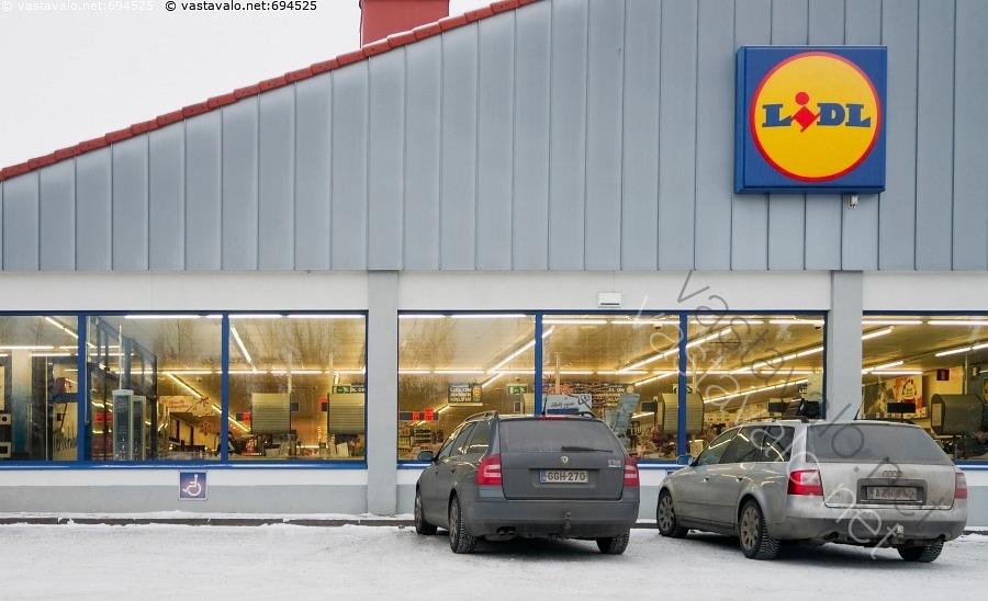 Kuva: Lidl - Lidl kauppa rakennus kyltti nimi logo saksalainen ...