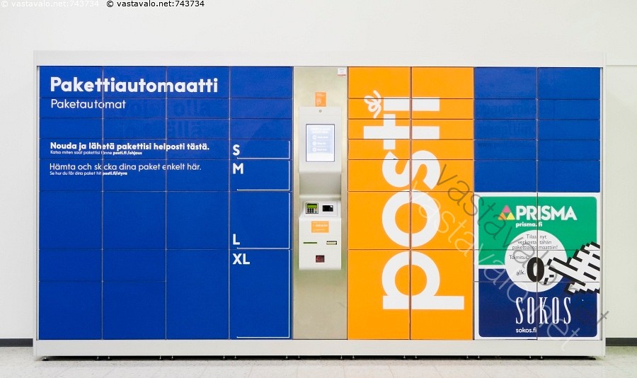 Kuva: Posti - Posti Group automaatti Postin pakettiautomaatti lokerikko ...