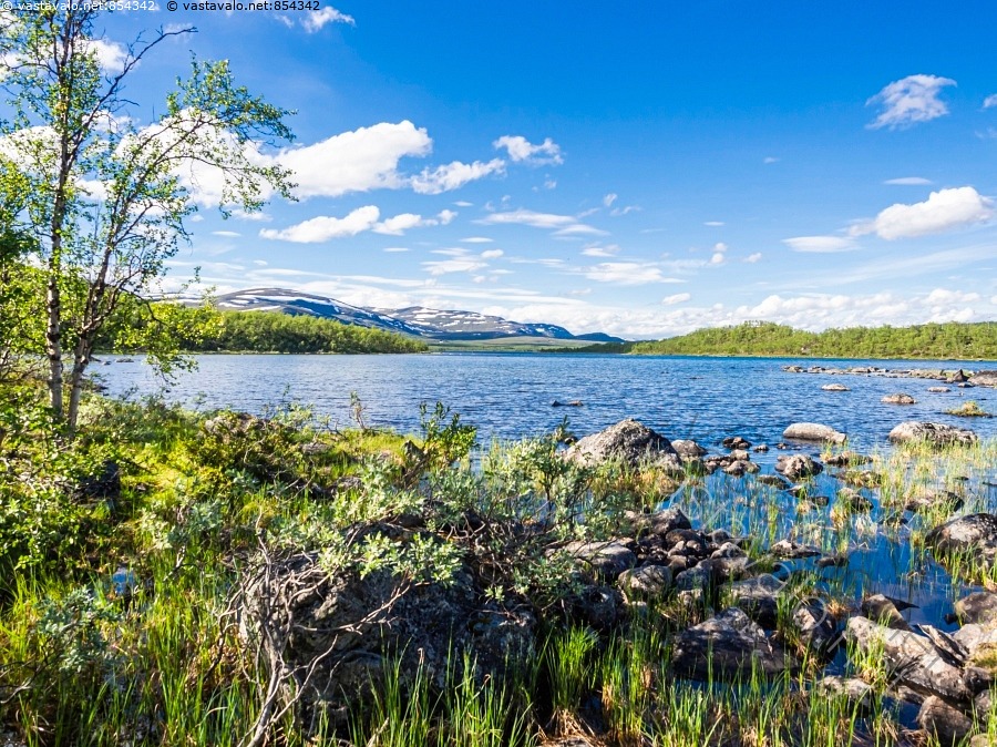 Kuva: Siilasjärvi - Lapin maisema Lappi Mallan luonnonpuisto ...