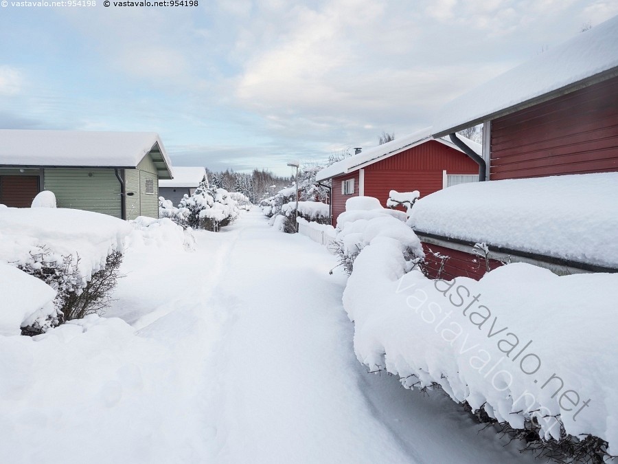 Kuva: Siirtolapuutarha talviasussa - Klaukkalanpuiston siirtolapuutarha ...