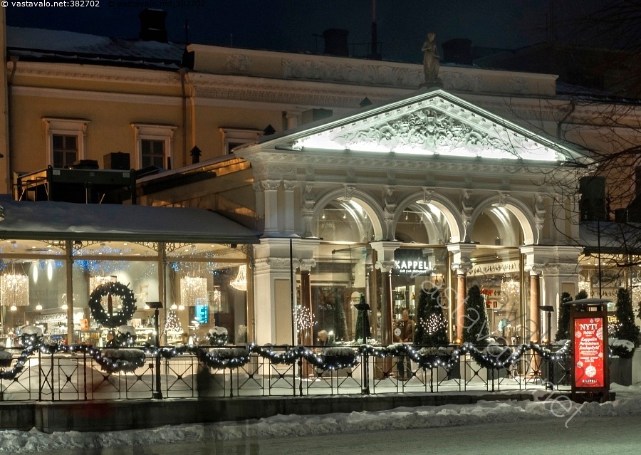 Kuva: Kappeli - ravintola Kappeli Helsinki Esplanadin puisto jouluvalot ...