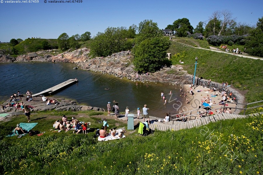 Kuva: Uimaranta - Suomenlinna Susisaari uimaranta ranta hiekkaranta ...