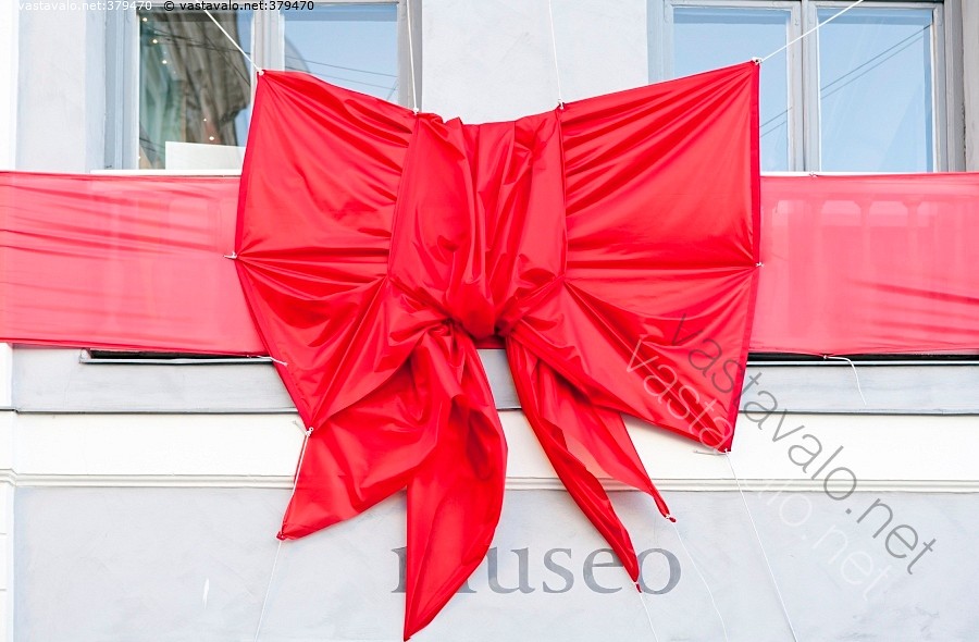 Kuva: Koristerusetti - rusetti koriste iso kangas seinä museo ...