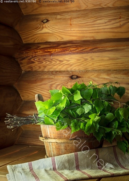 Kuva: Vihta lauteilla - saunakiulu kiulu vasta vihta saunavihta ...