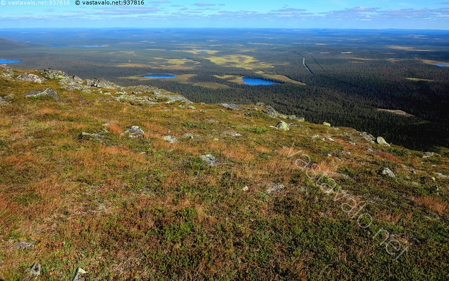 Kuva: Palkaskeron maisema - tunturi Lappi Lapin maisema lapinmaisema ...