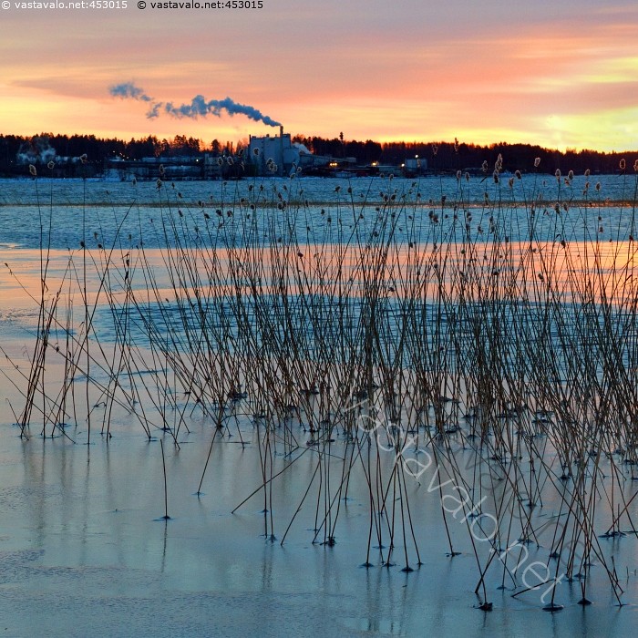 Kuva: Talvimaisema Punkaharjulta - talvi talvinen järvimaisema ...
