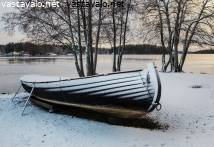 Kuva: Kylän raitti - Pyhäjärvi kylätie kirkko kellotapuli hirsiseinä ...