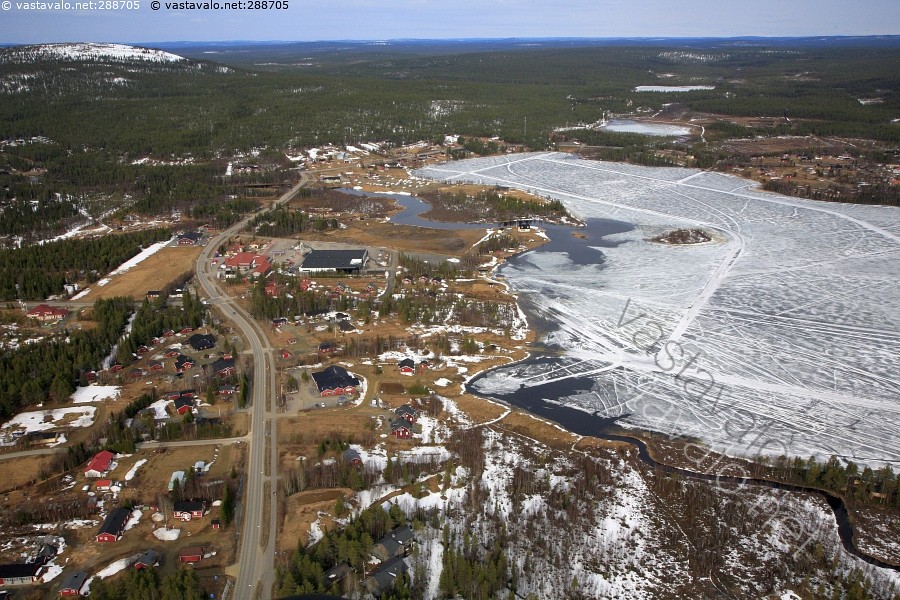 Kuva: Äkäslompolo 4 - ilmakuva ilmavalokuva Äkäslompolo Ylläskaltio ...