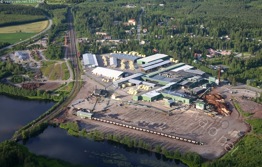 Kuva: Versowood - ilmakuva ilmavalokuva Keski-Suomi hankasalmen asema ...