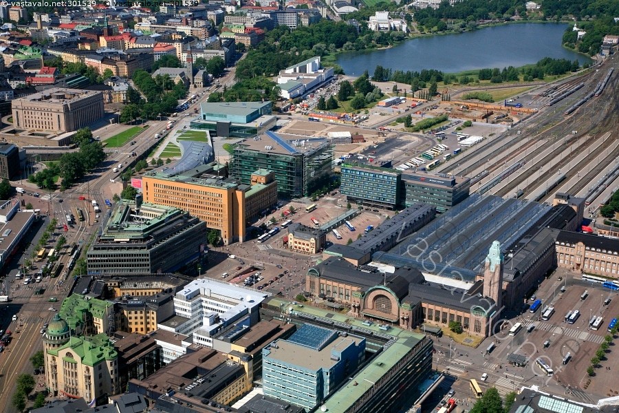 Kuva: Helsingin keskustaa 6 - ilmakuva ilmavalokuva Helsinki Etelä ...