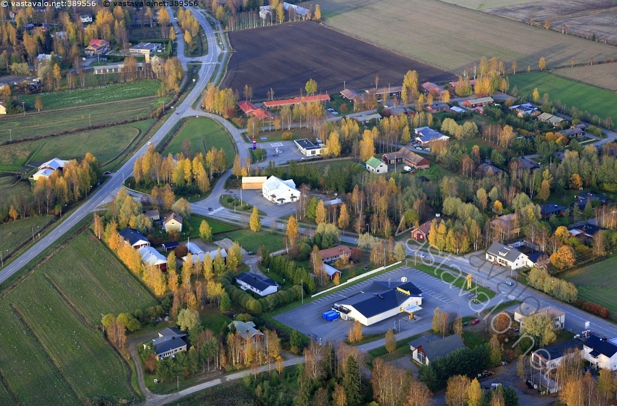 Kuva: Jurva 2 - ilmakuva ilmavalokuva Jurva keskusta kirkonkylä kauppa ...