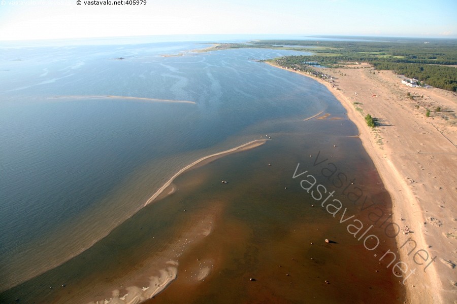 Kuva: Kalajoen hiekat 6 - ilmakuva ilmavalokuva meri merenranta ranta ...