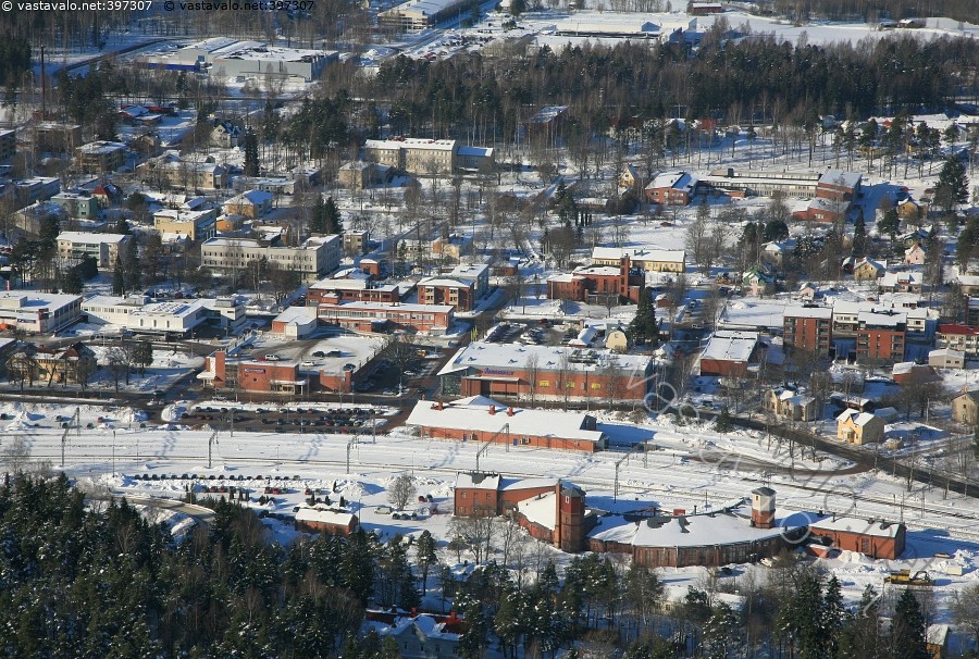 Kuva: Karjaa 6 - ilmakuva ilmavalokuva Raasepori Karjaa entinen ...