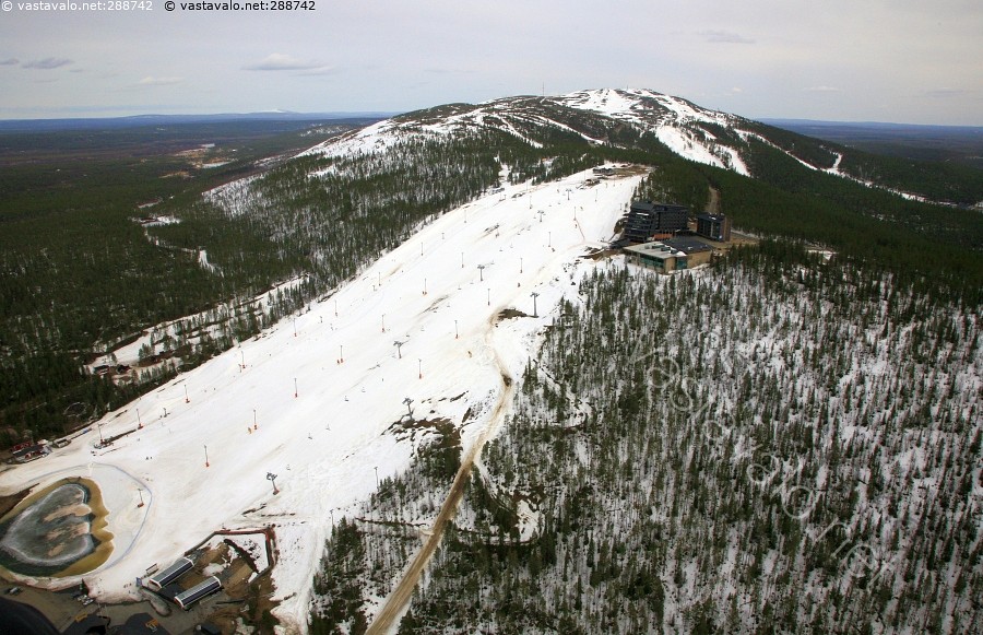 Kuva: Levi 8 - ilmakuva ilmavalokuva Lappi Kittilä Sirkka Levi ...