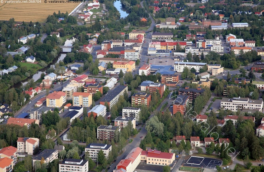 Kuva: Loimaa 6 - ilmavalokuva ilmakuva Varsinais-Suomi Loimaa keskusta ...