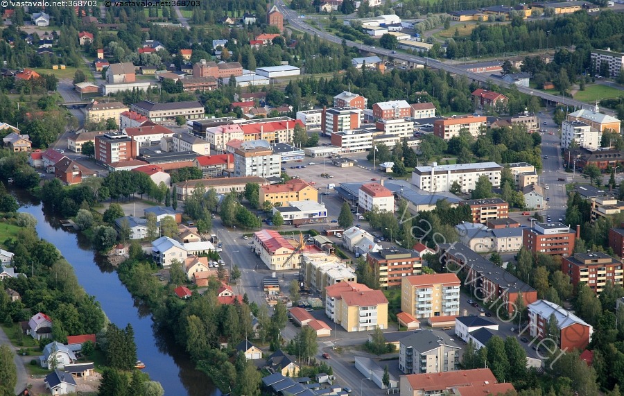 Kuva: Loimaa 7 - ilmavalokuva ilmakuva Varsinais-Suomi Loimaa keskusta ...