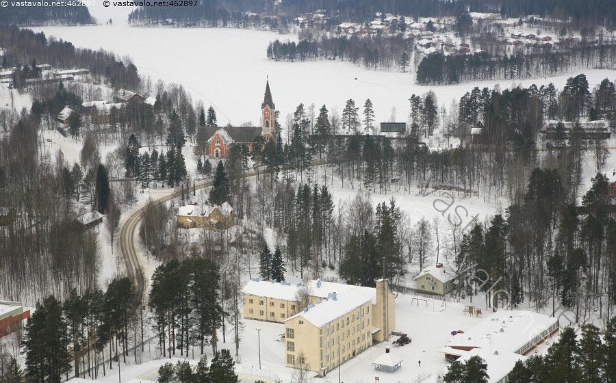 Kuva: Multia 1 - ilmakuva ilmavalokuva Keski-Suomi Multia kuntakeskus ...