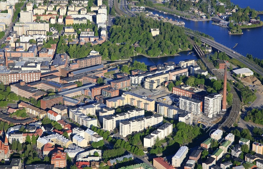Kuva: Tampere 4 - ilmakuva ilmavalokuva Pirkanmaa Tampere kaupunginosa ...