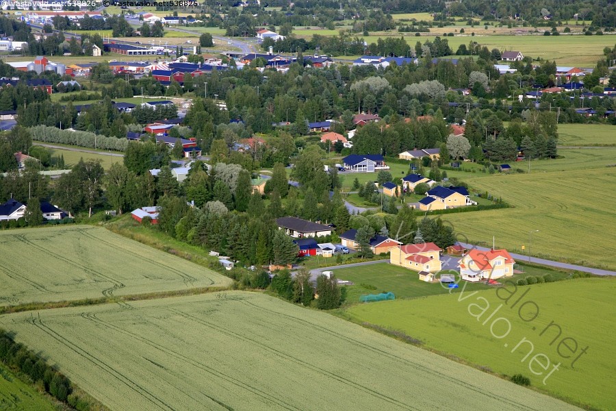 Kuva: Tervajoki 2 - ilmakuva ilmavalokuva kylätie Tervajoki asutus ...