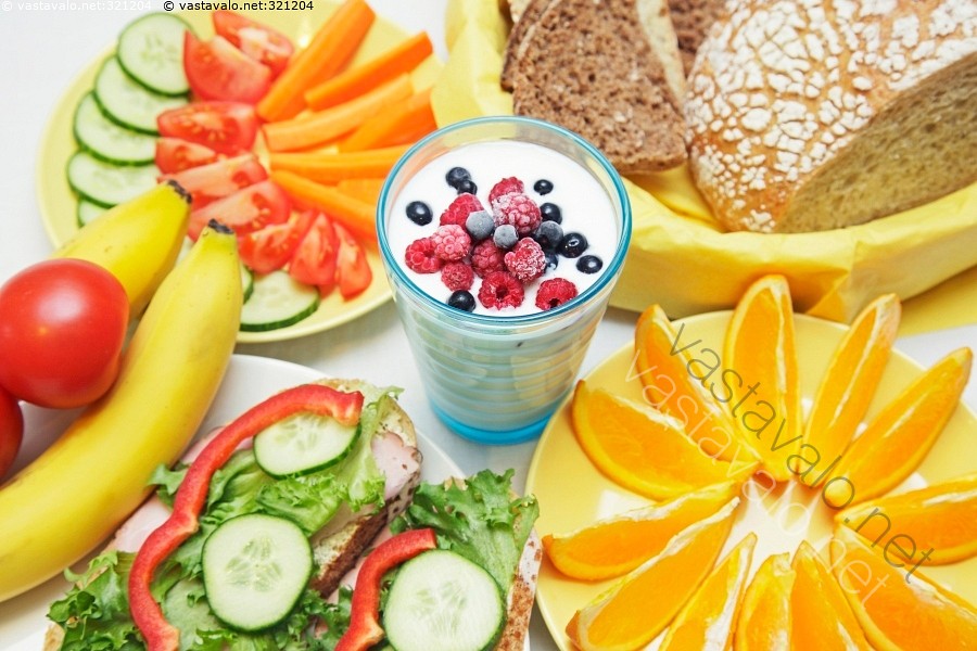 Kuva: Aamupala - aamiainen aamupala ruoka ravinto kuitu vilja leipä ...