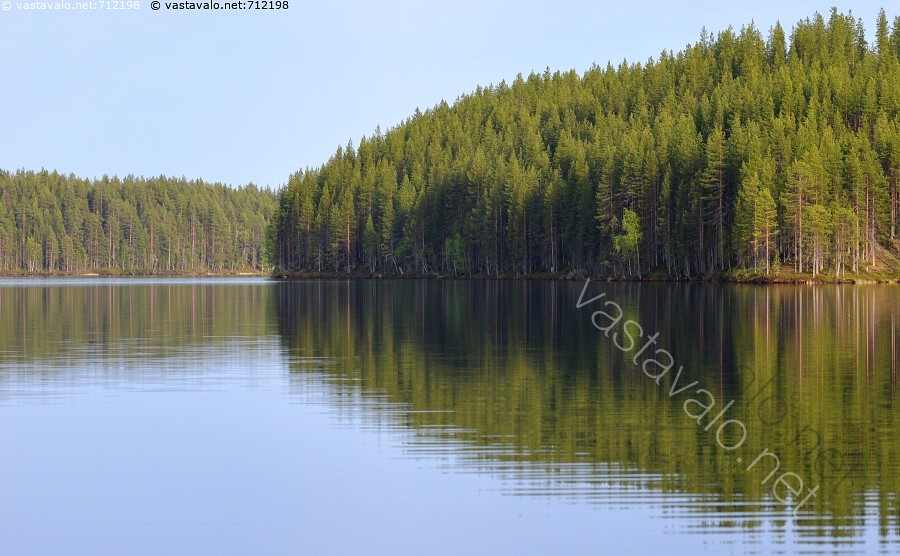 Kuva: Hossan heijastuksia - Hossa kansallispuisto vesi järvi mänty puu ...