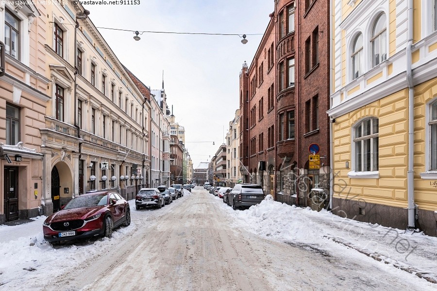 Kuva: Kalevankatua talvella - Kalevankatu talvi talvinen lumi luminen ...