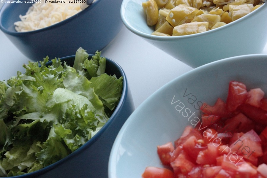 Kuva: Salaattiaineksia - ruoka salaatti terveellinen ravinto kulho ...