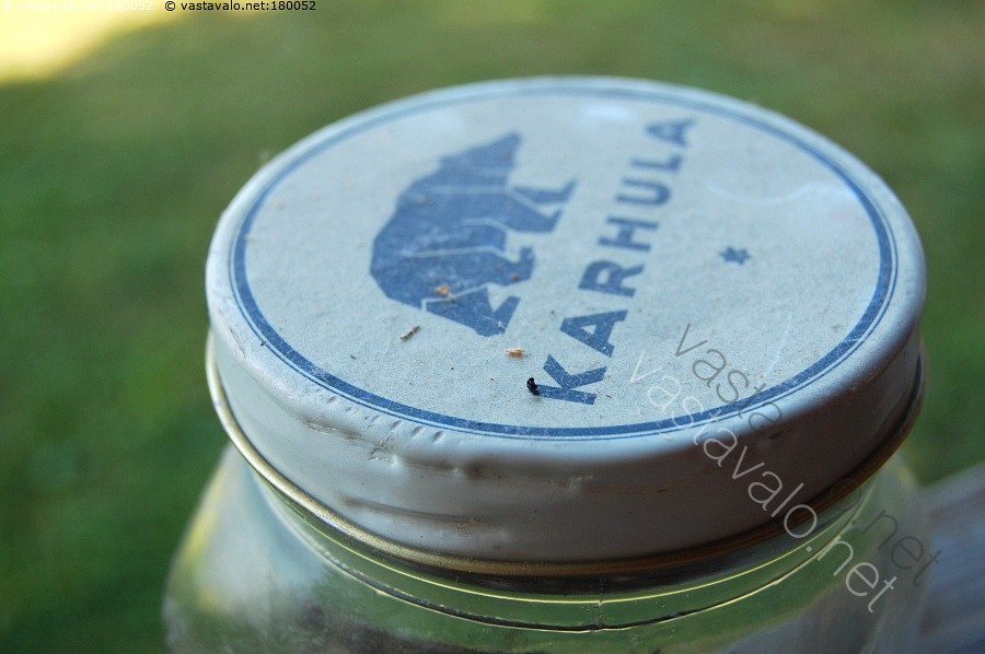 Kuva: karhula - tölkki lasitölkki purkki vanha karhula karhu lasipurkki ...