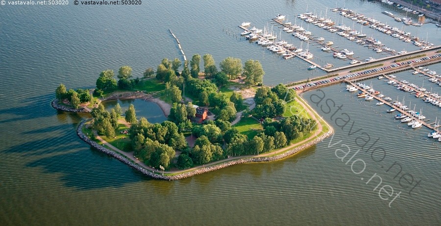 Kuva: Tervasaari - ilmakuva ilmavalokuva Helsinki Tervasaari saari ...