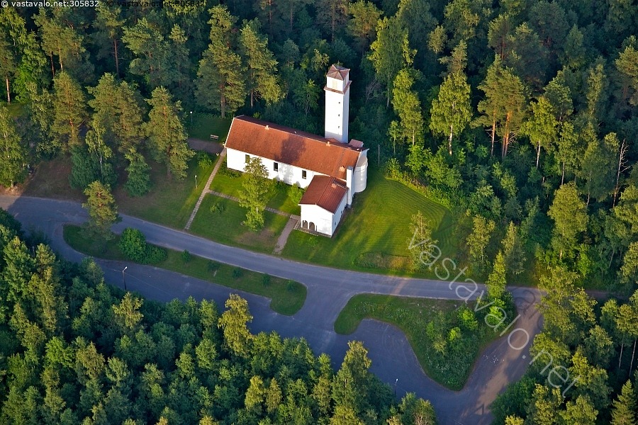 Kuva: Muuramen kirkko - ilmakuva ilmavalokuva Muurame Alvar Aalto ...