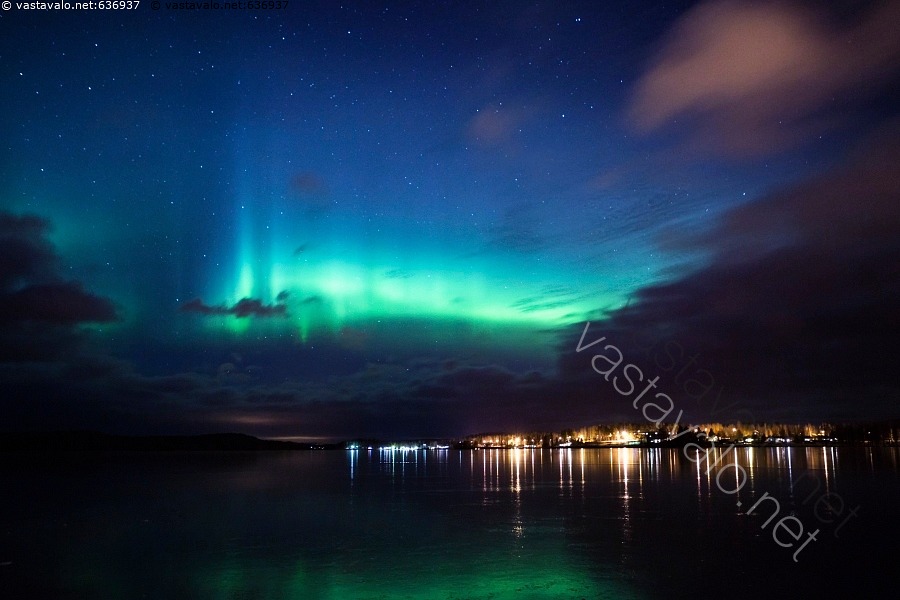 Kuva: Revontulet - revontulet revontuli Aurora borealis tähdet ...