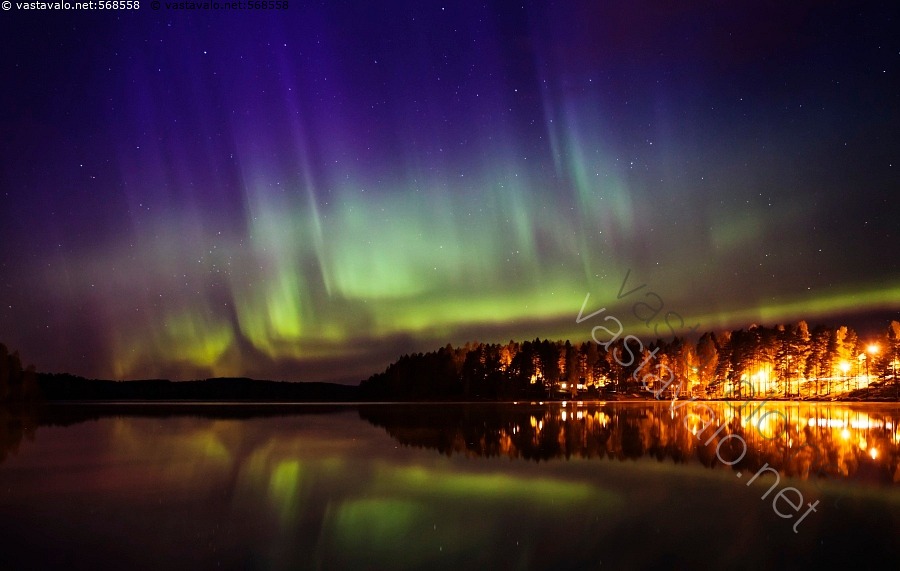 Kuva: Revontulet Kankarisvedellä - revontulet revontuli Aurora borealis ...
