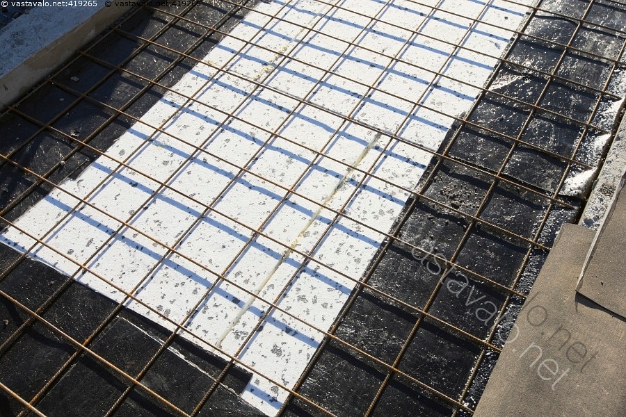 Kuva: Lattian raudoitus - raudoitus raudoitusteräs teräs harjateräs ...
